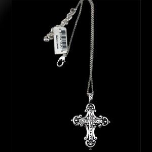 Brighton | Jewelry | Brighton Reflection Cross New With Tags Reversible ...